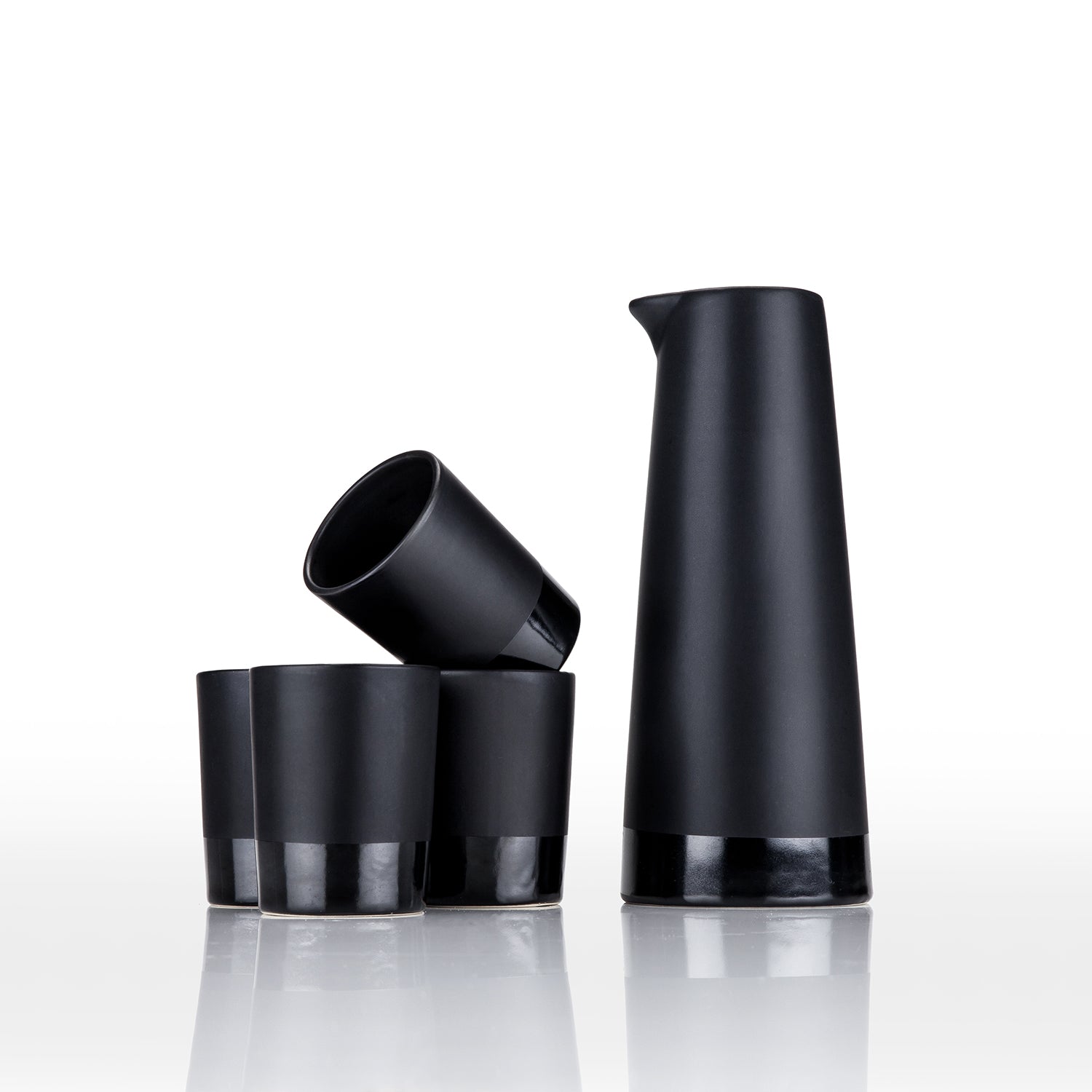 5-Piece Stoneware Sake Set – The Cocktail Code